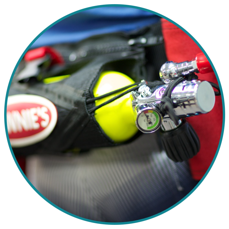 Egressor Mini Scuba: Brownie's Safety Stop System